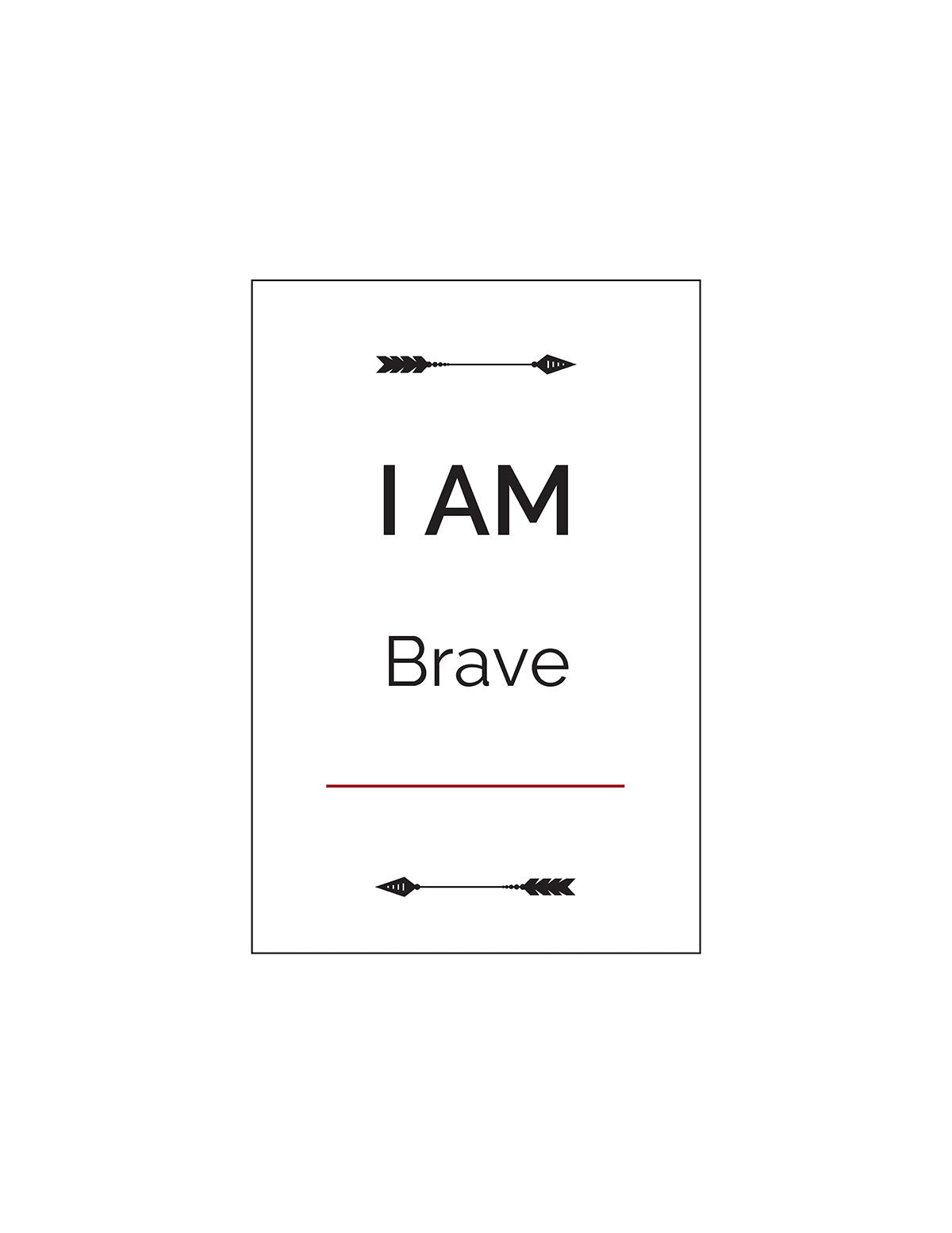 I Am Printable with a 4x6 layout – Token Clothing Company